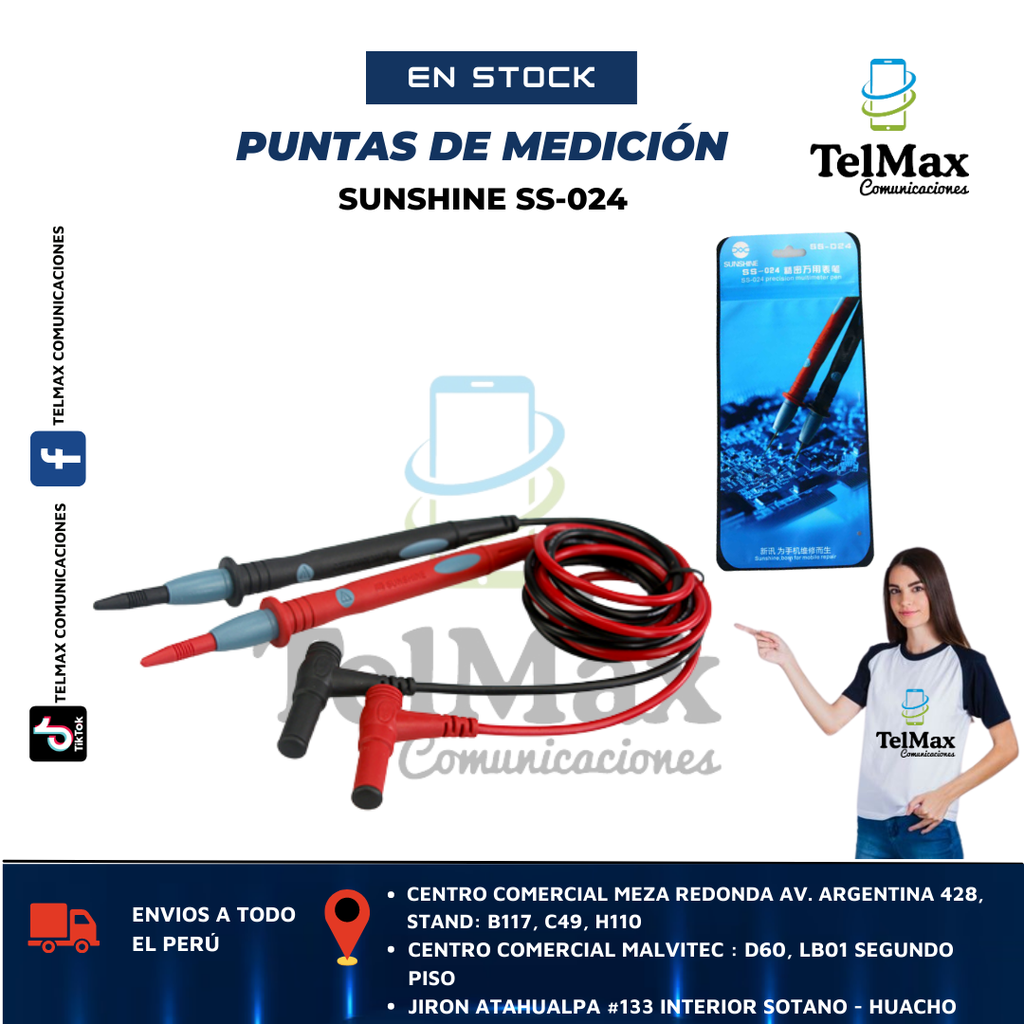 PUNTA DE MEDICION SUNSHINE SS-024 | Telmax