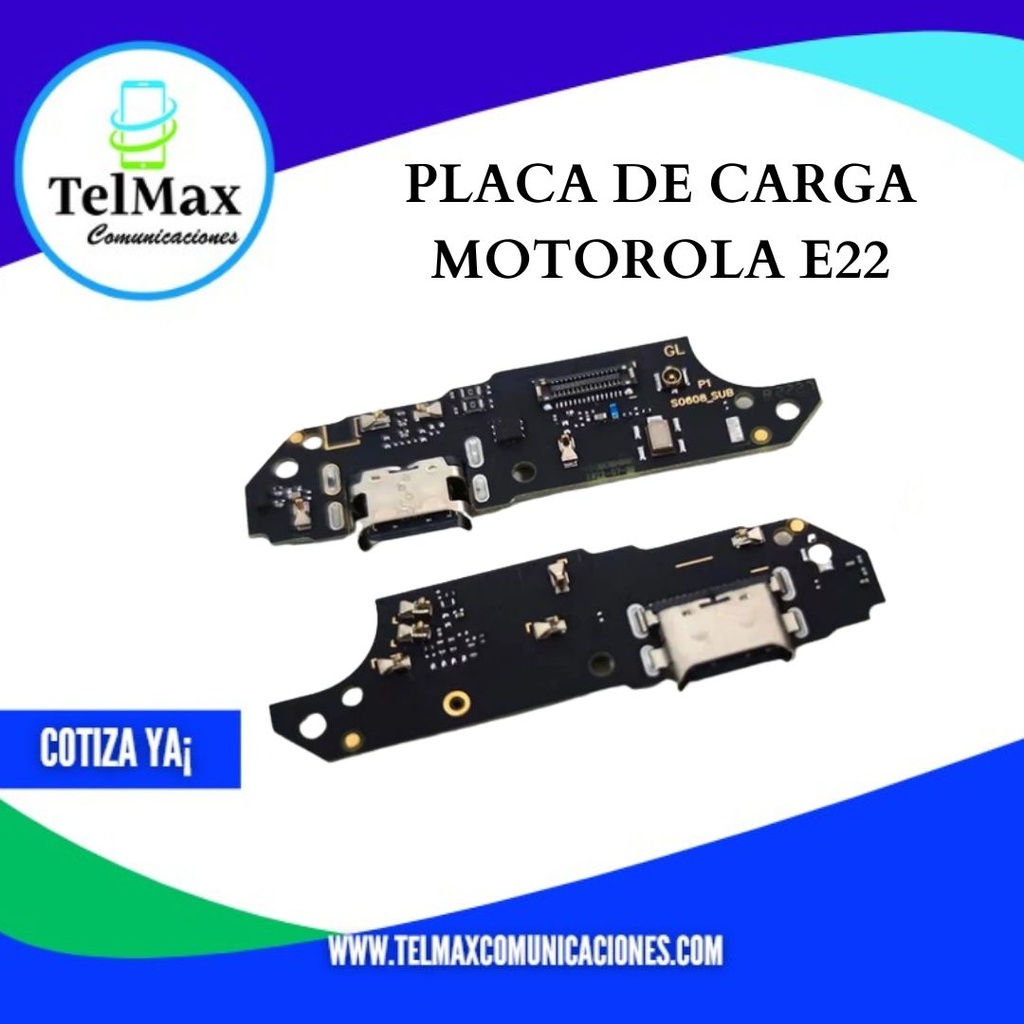 PLACA DE CARGA MOTOROLA E22/ E22i | Telmax