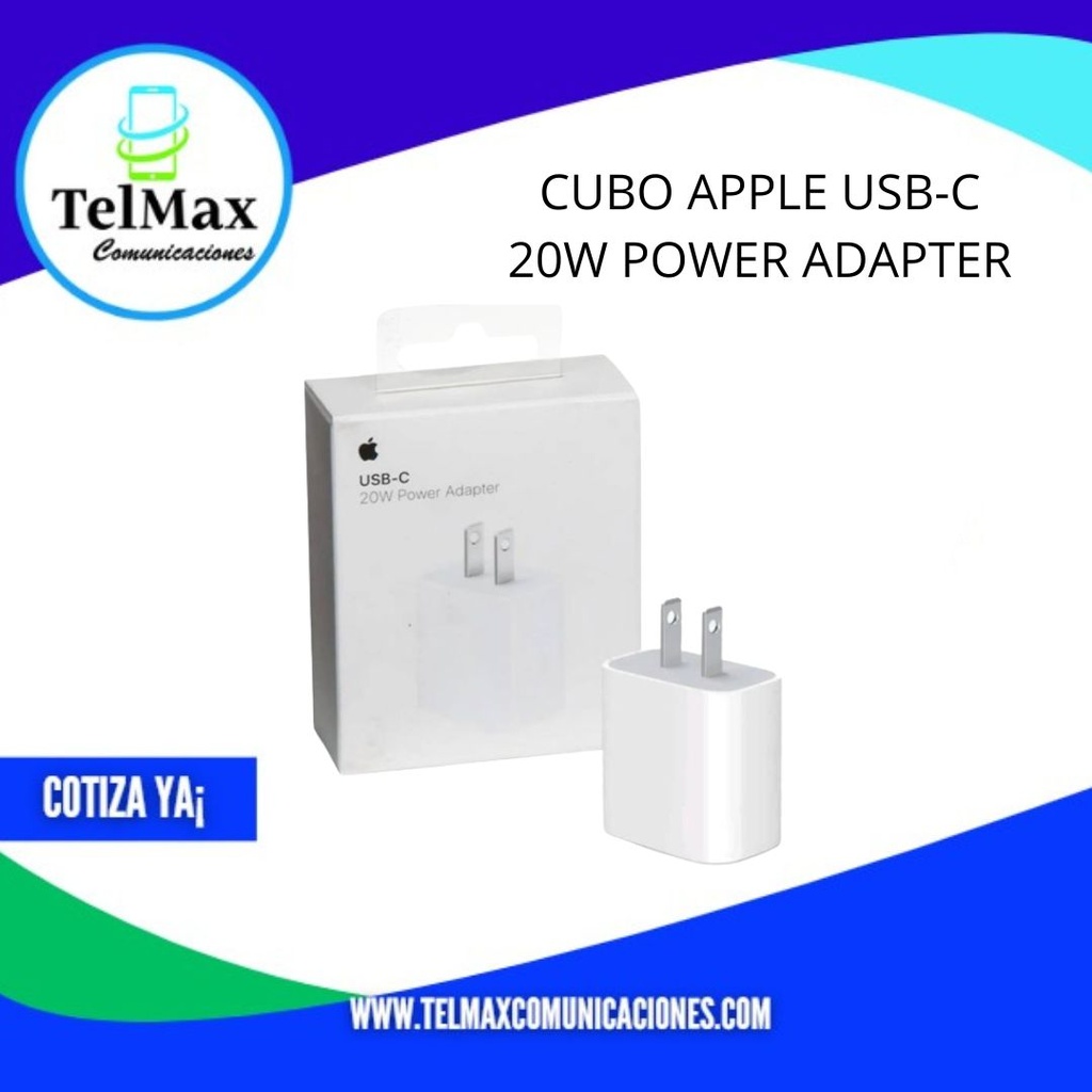 CUBO APPLE USB-C 20W POWER ADAPTER | Telmax